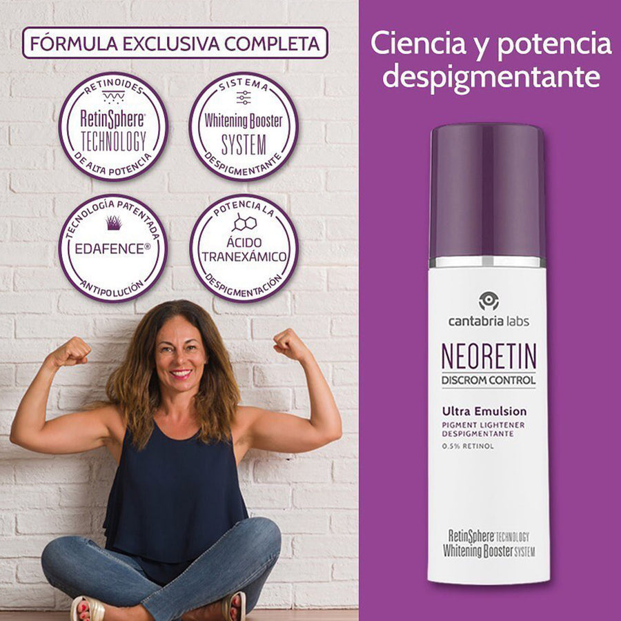 Neoretin Ultra Emulsión - despigmentante - cuidado cara